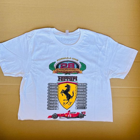 Tops | Ferrari Croptop | Poshmark